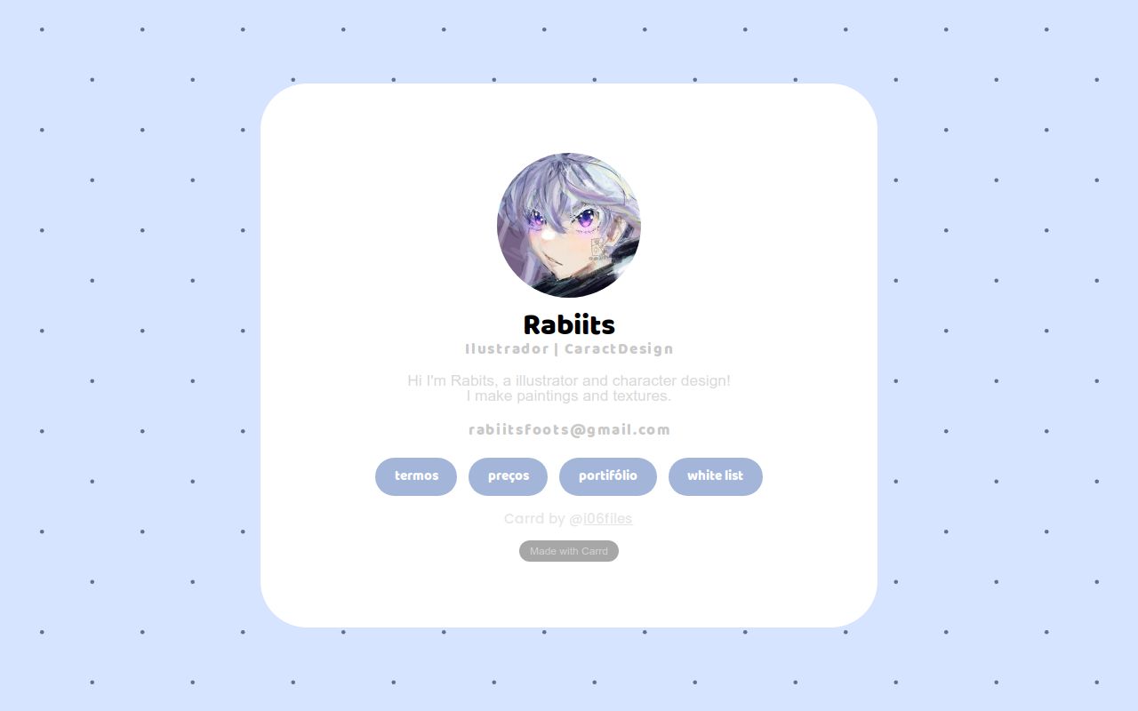 rabiit's carrd